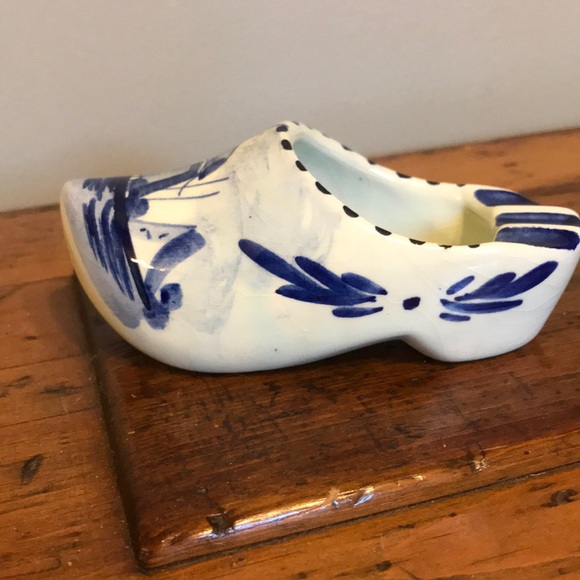 Vintage | Accents | Vintage Signed Delft Blue Ceramic Dutch Clog | Poshmark